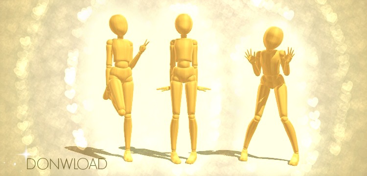 MMD Cute Poses by LakshimiKawaii on DeviantArt