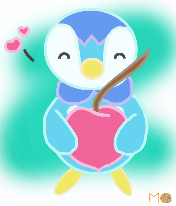 Piplup - Cherry Love by MagnificentCookie on DeviantArt