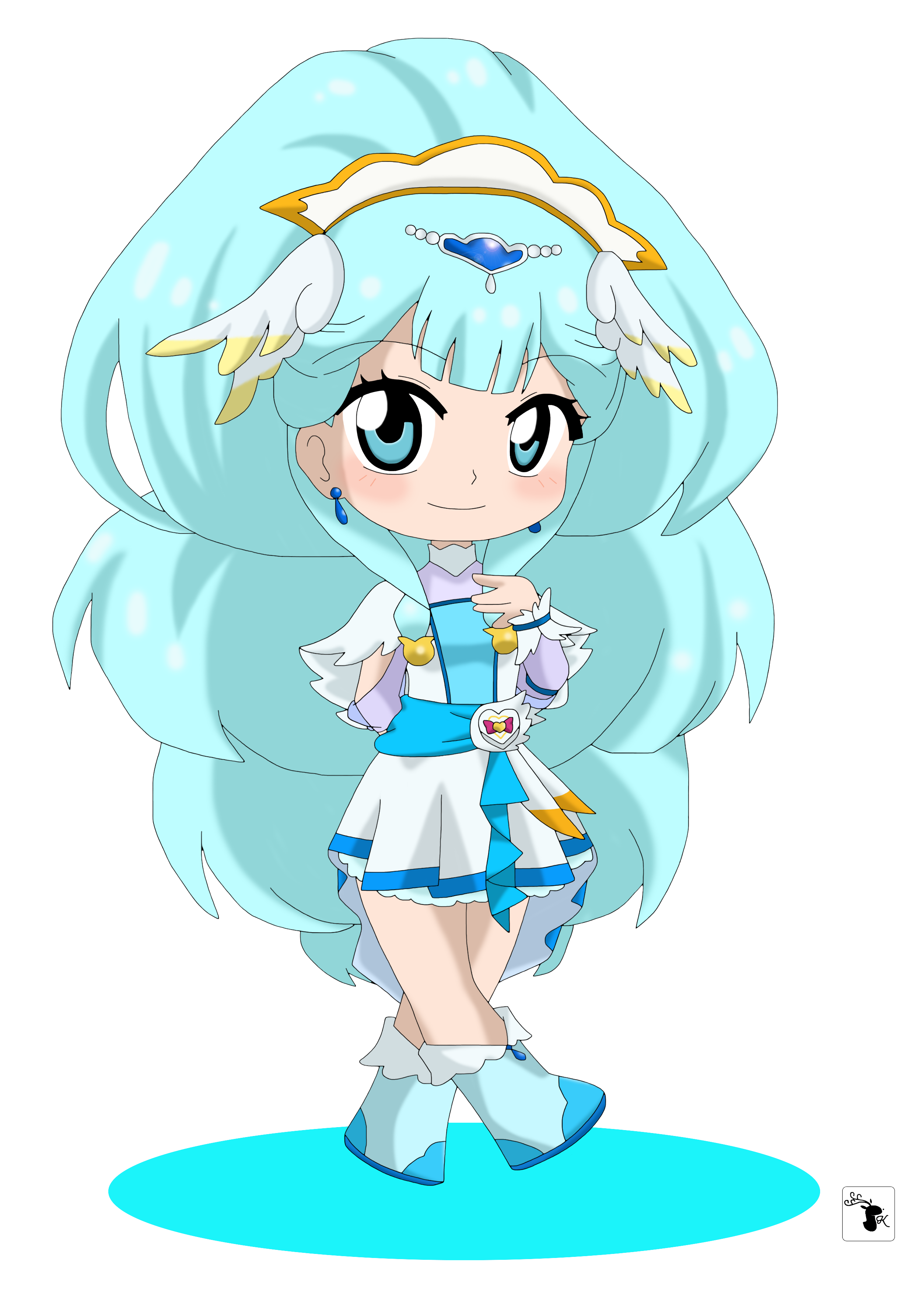 Cure Ange Chibi by AmyroseHaruka on DeviantArt