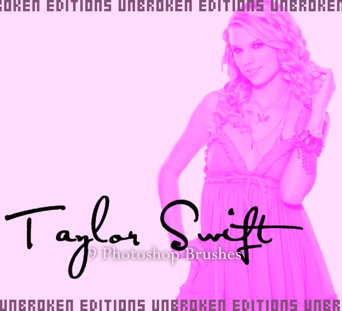 Taylor Swift Photoshop Brushes by unbrokentaylenator13 on DeviantArt