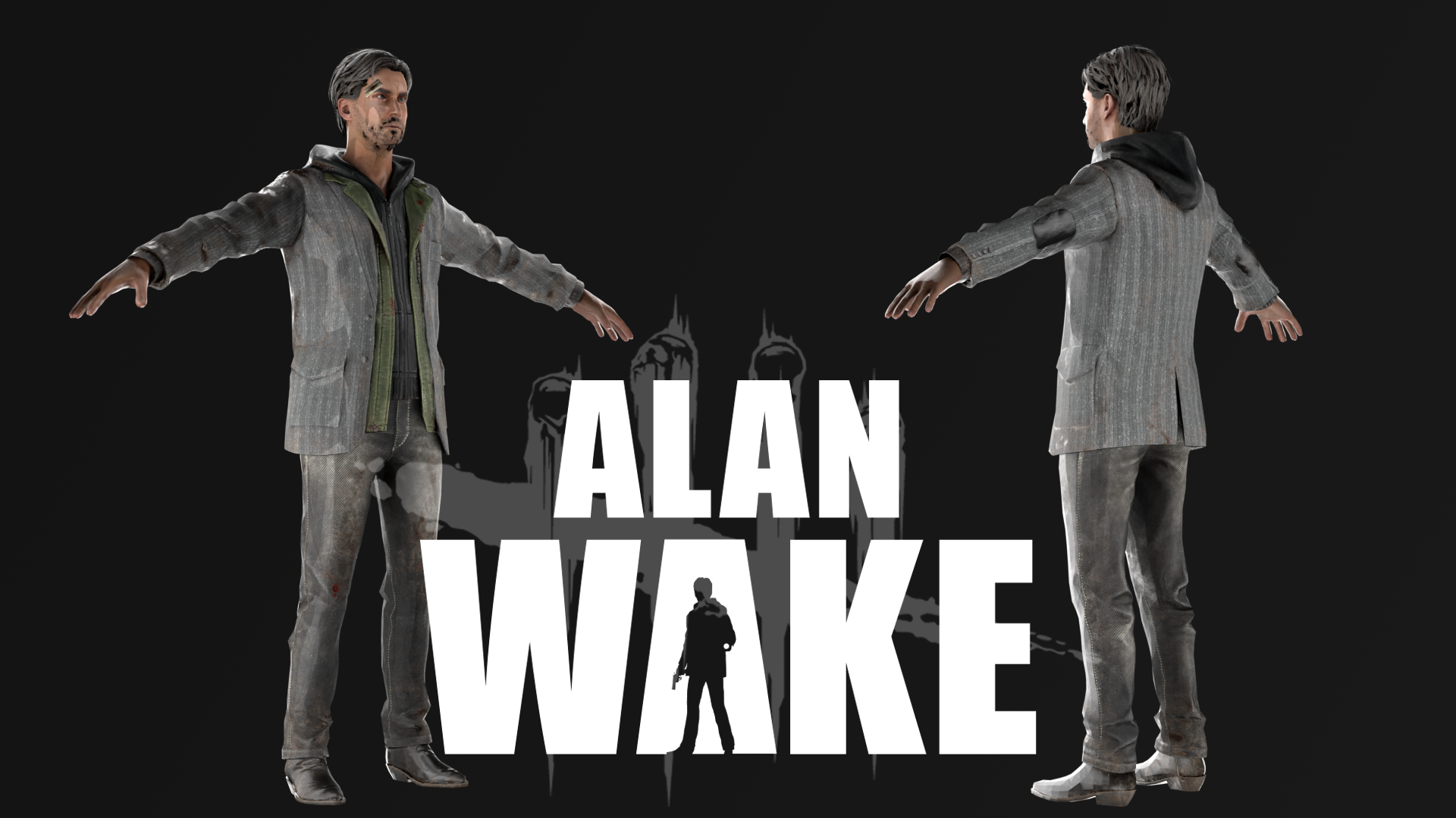 Alan Wake Classic Dead By Daylight 3d Model Fbx By Reteretei On