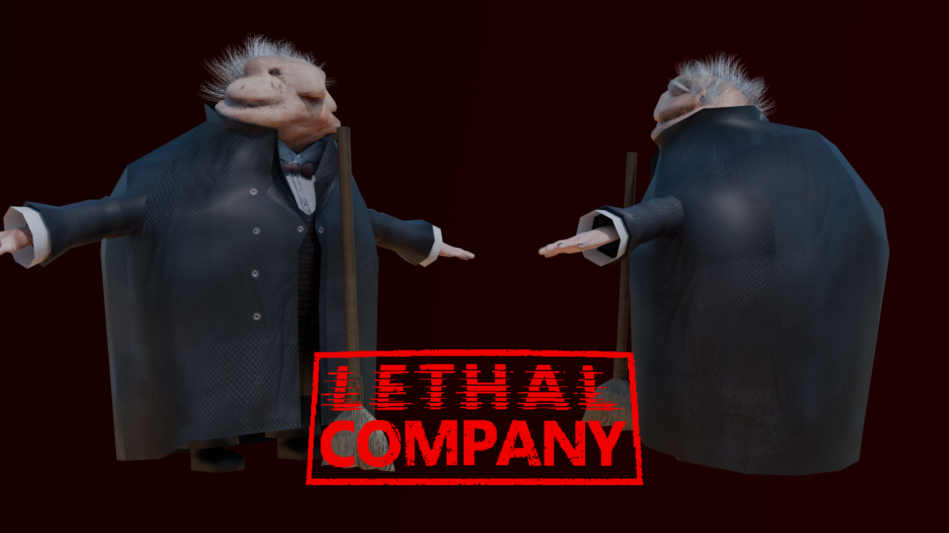 Butler Lethal Company 3D Model FBX by reteretei on DeviantArt