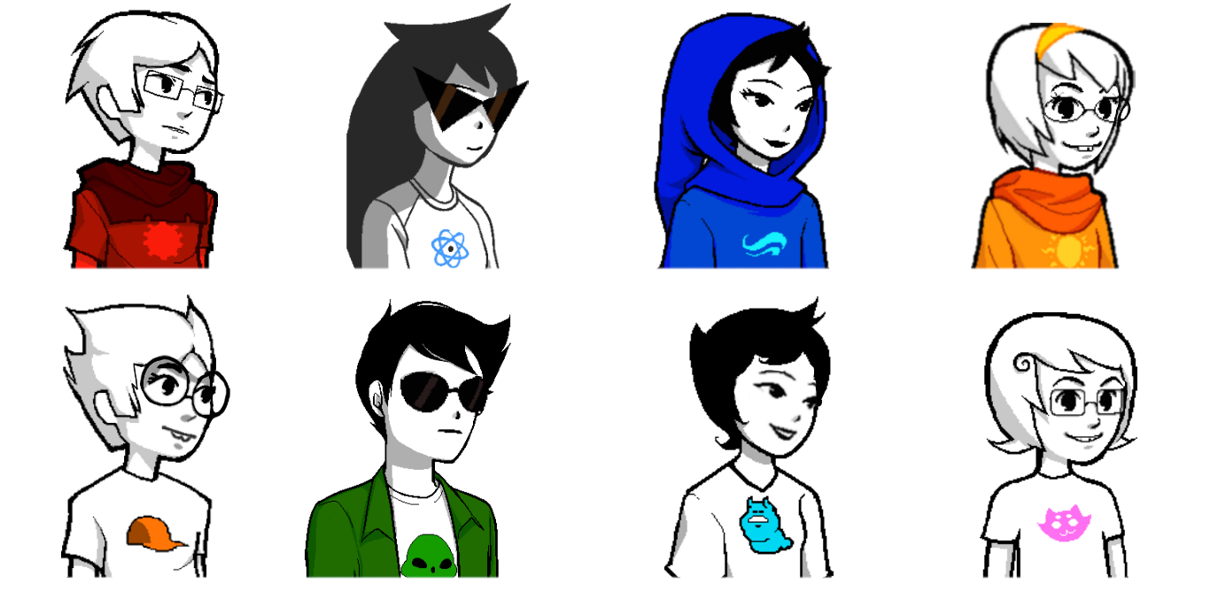 Homestuck Kids Face Swaps by TryforFirstTy on DeviantArt