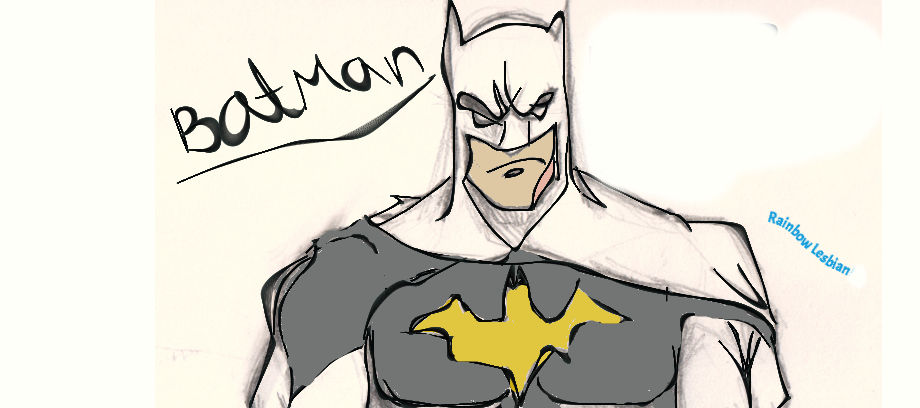 batman drawing by RainbowLesbian on DeviantArt