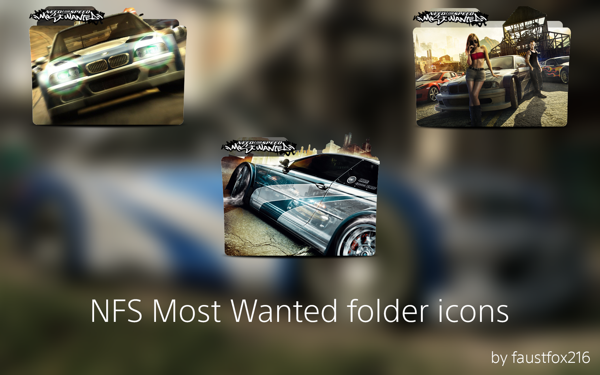 NFS Most Wanted folder icons by faustfox216 on DeviantArt