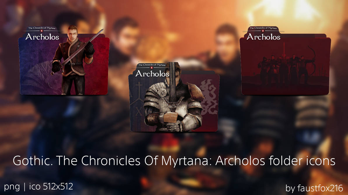 The Chronicles of Myrtana: Archolos folder icons by faustfox216 on ...