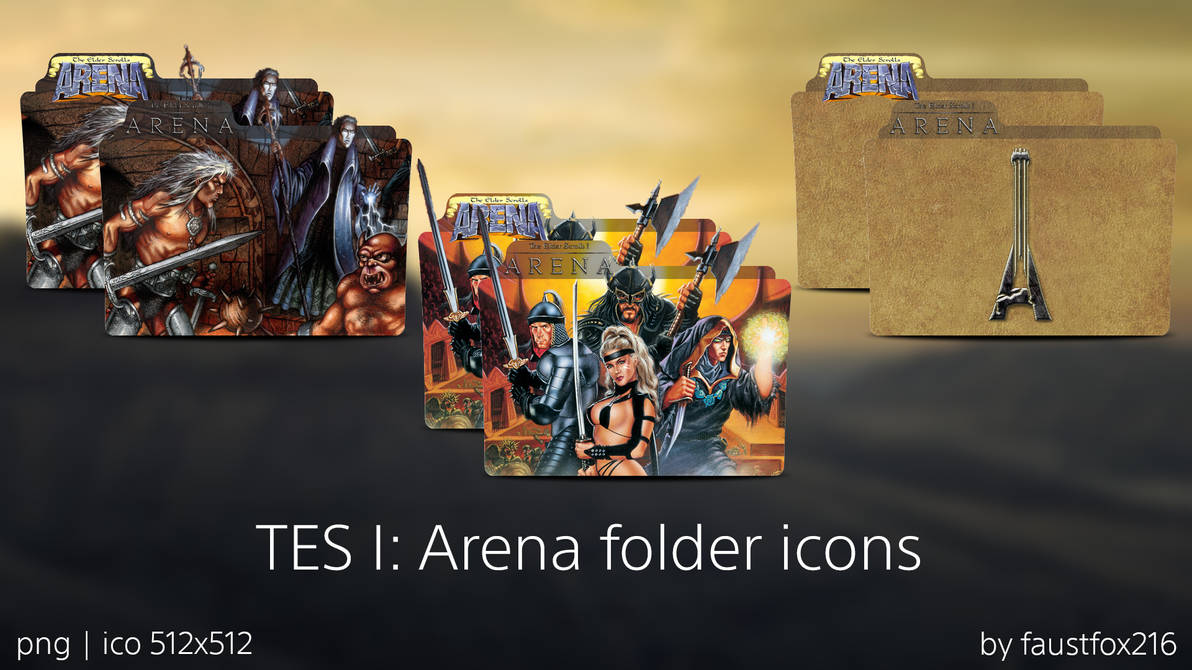 The Elder Scrolls Chapter I: Arena folder icons by faustfox216 on ...