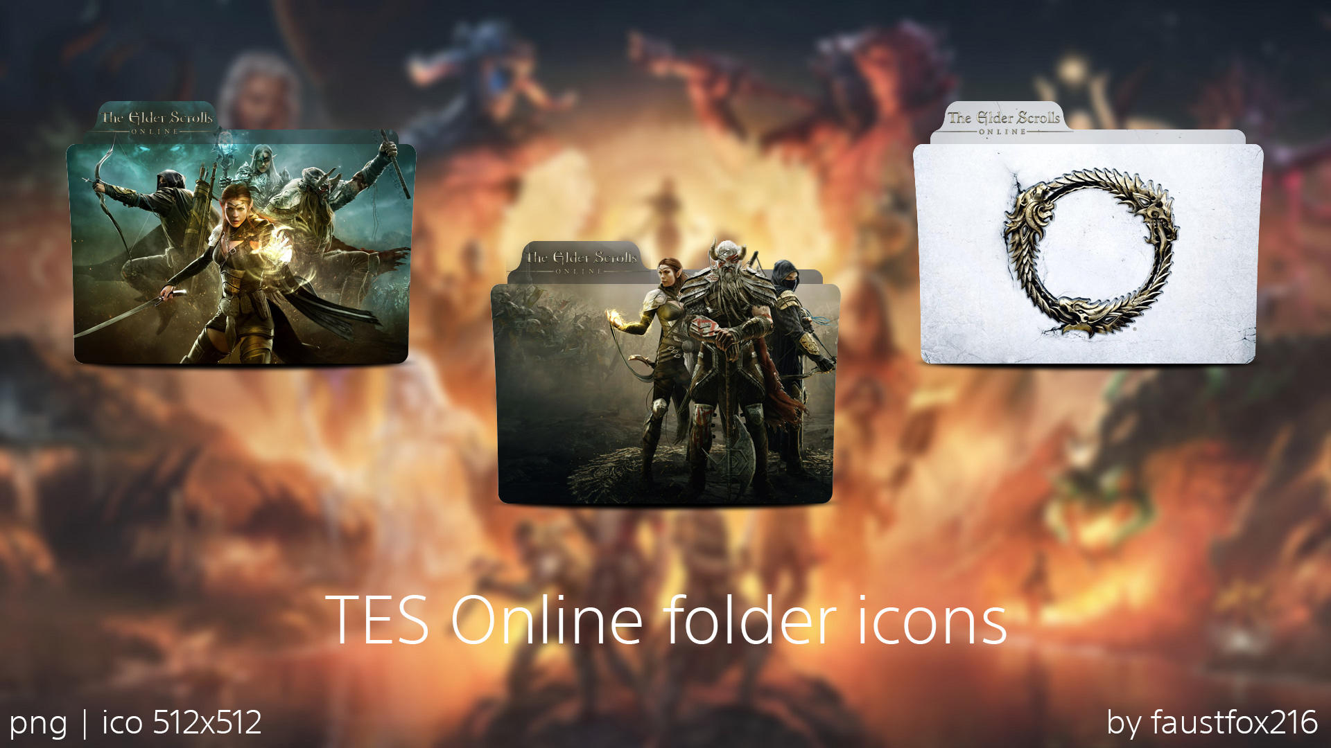 The Elder Scrolls Online folder icons by faustfox216 on DeviantArt