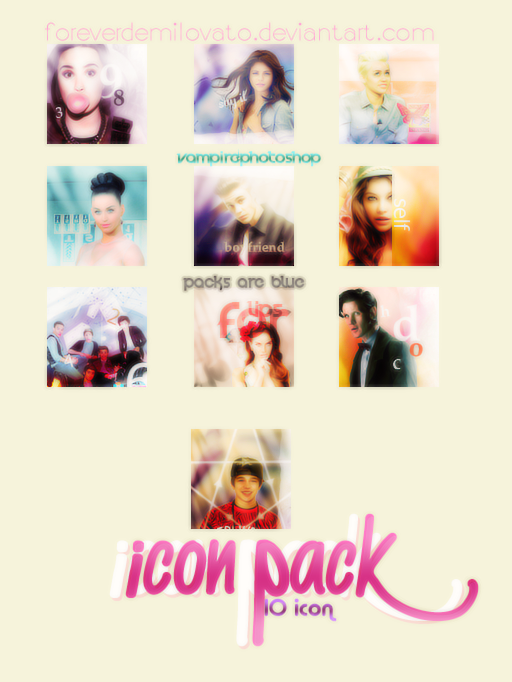 Icon Pack by ForeverDemiLovato on DeviantArt