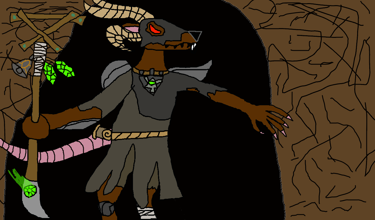 Skaven Grey Seer in Cave by ArchangelOfJustice12 on DeviantArt