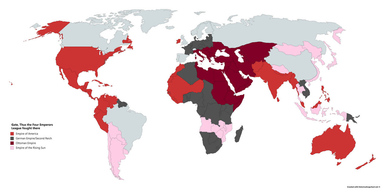 Gate, Thus the Four Emperors League fought there by ...