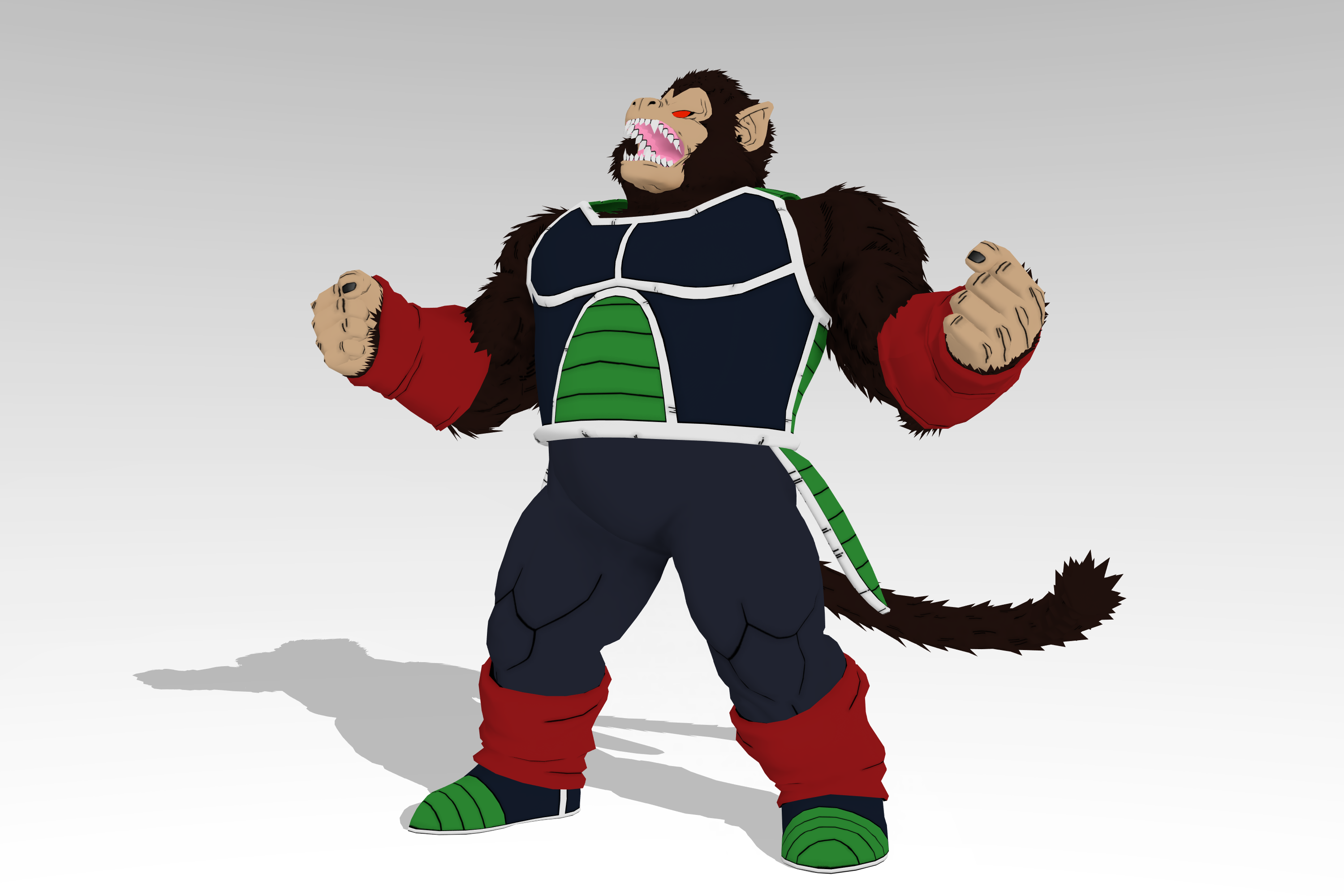 Bardock Great Ape MMD DL by Adun175 on DeviantArt