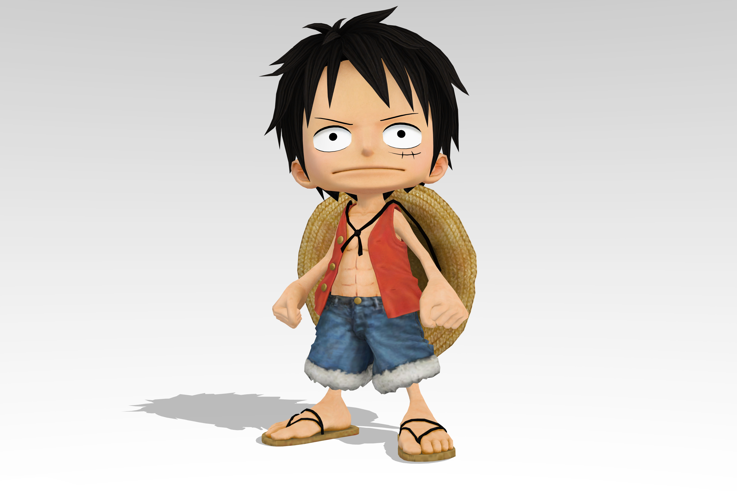 Monkey D. Luffy (small) MMD DL by Adun175 on DeviantArt