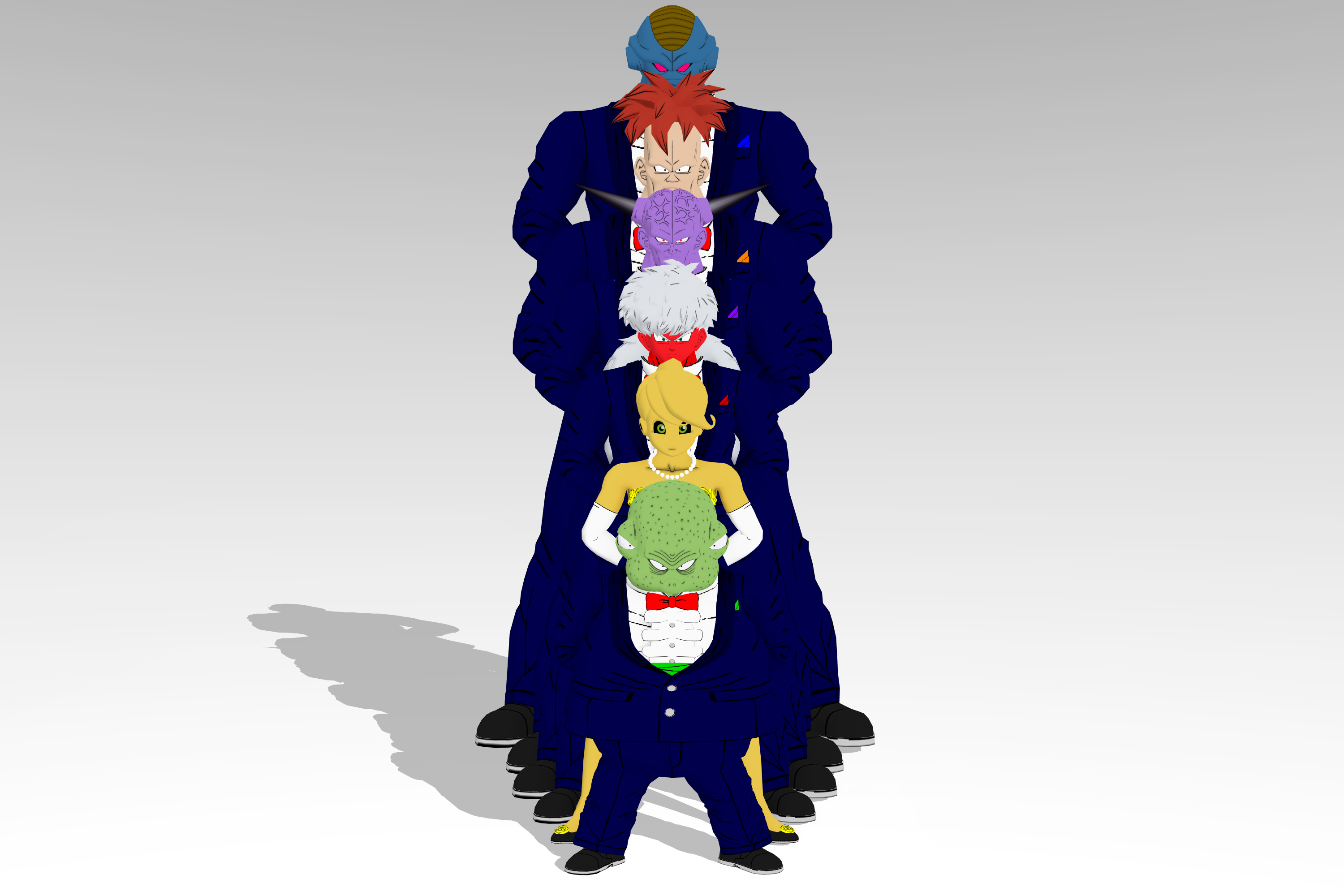 Ginyu Force (Suit) MMD DL by Adun175 on DeviantArt
