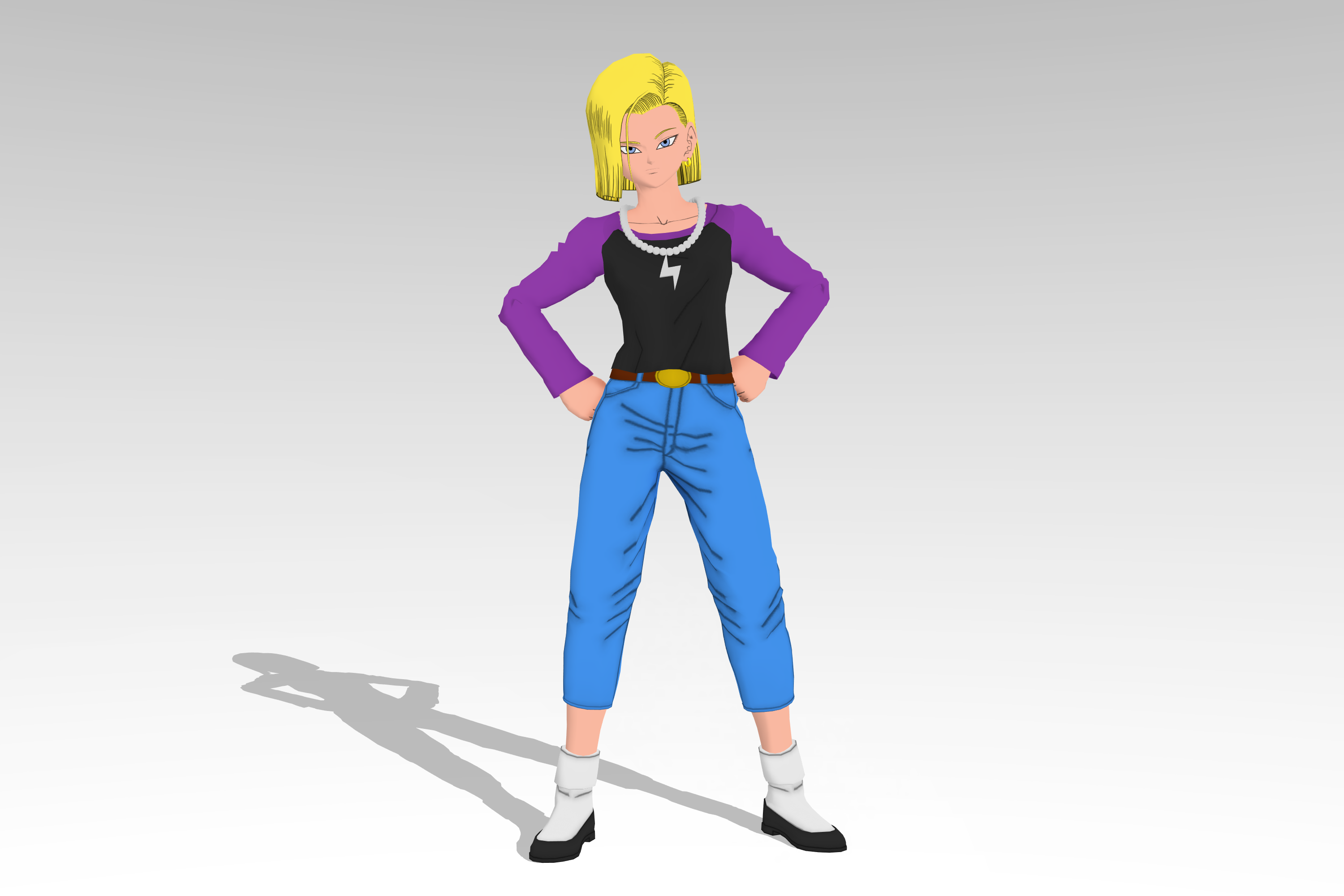 Android 18 (alt. clothes) MMD DL by Adun175 on DeviantArt