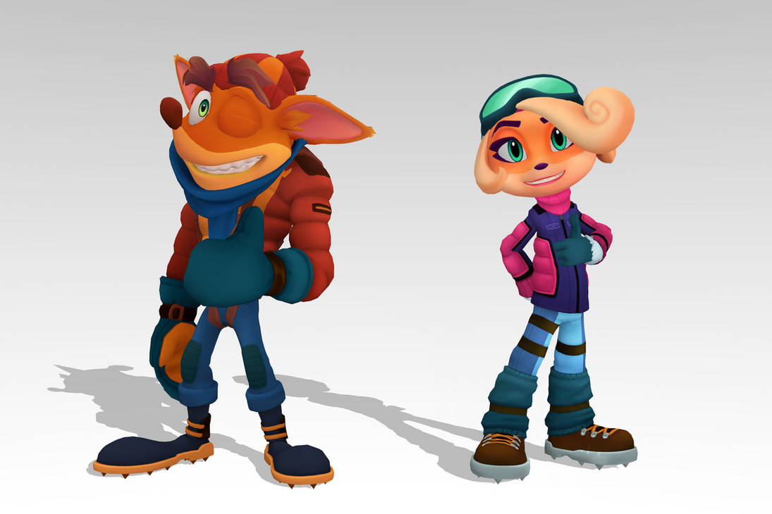 Snow jacket Crash/Coco MMD DL by Adun175 on DeviantArt