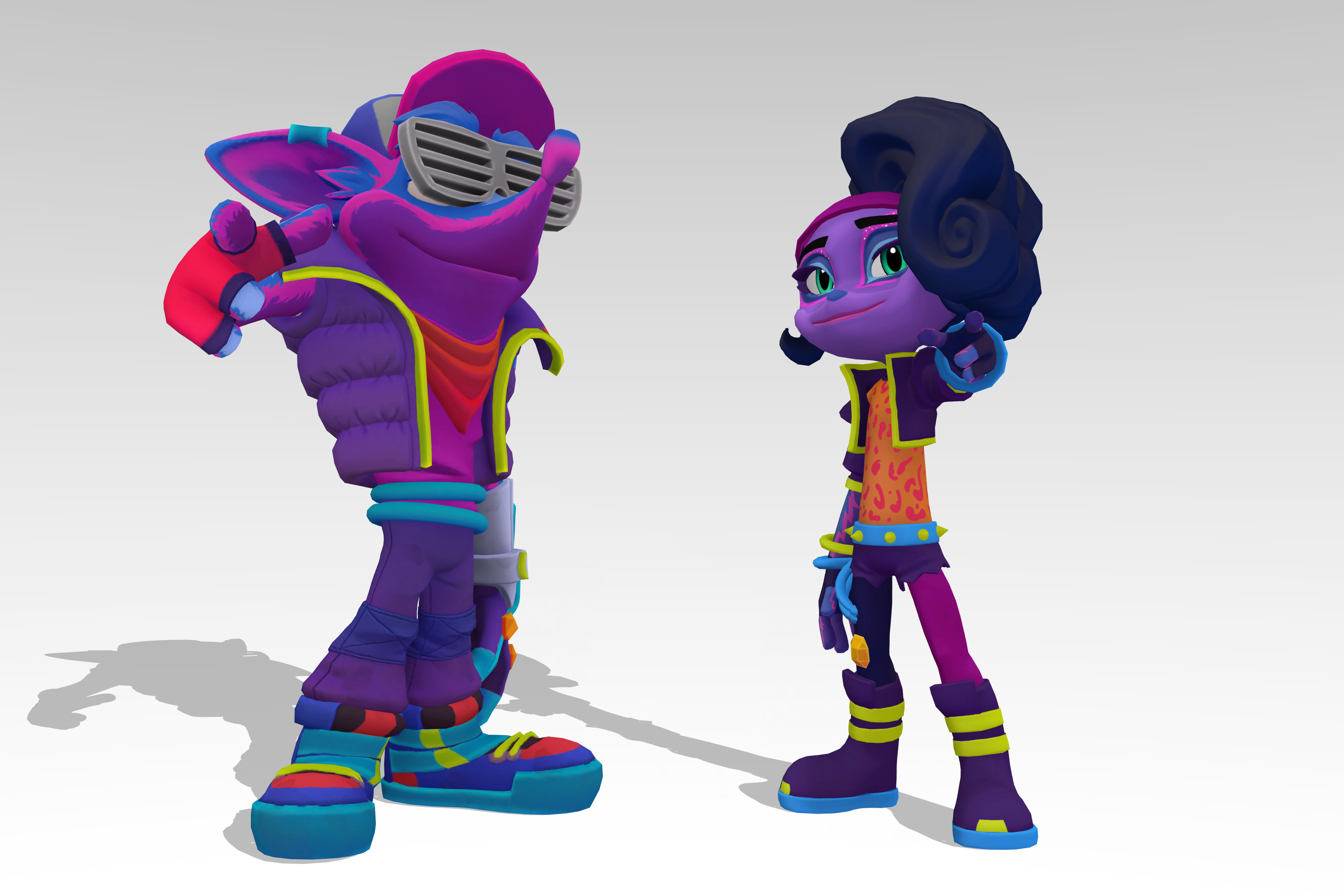 Neon Crash/Coco MMD DL by Adun175 on DeviantArt