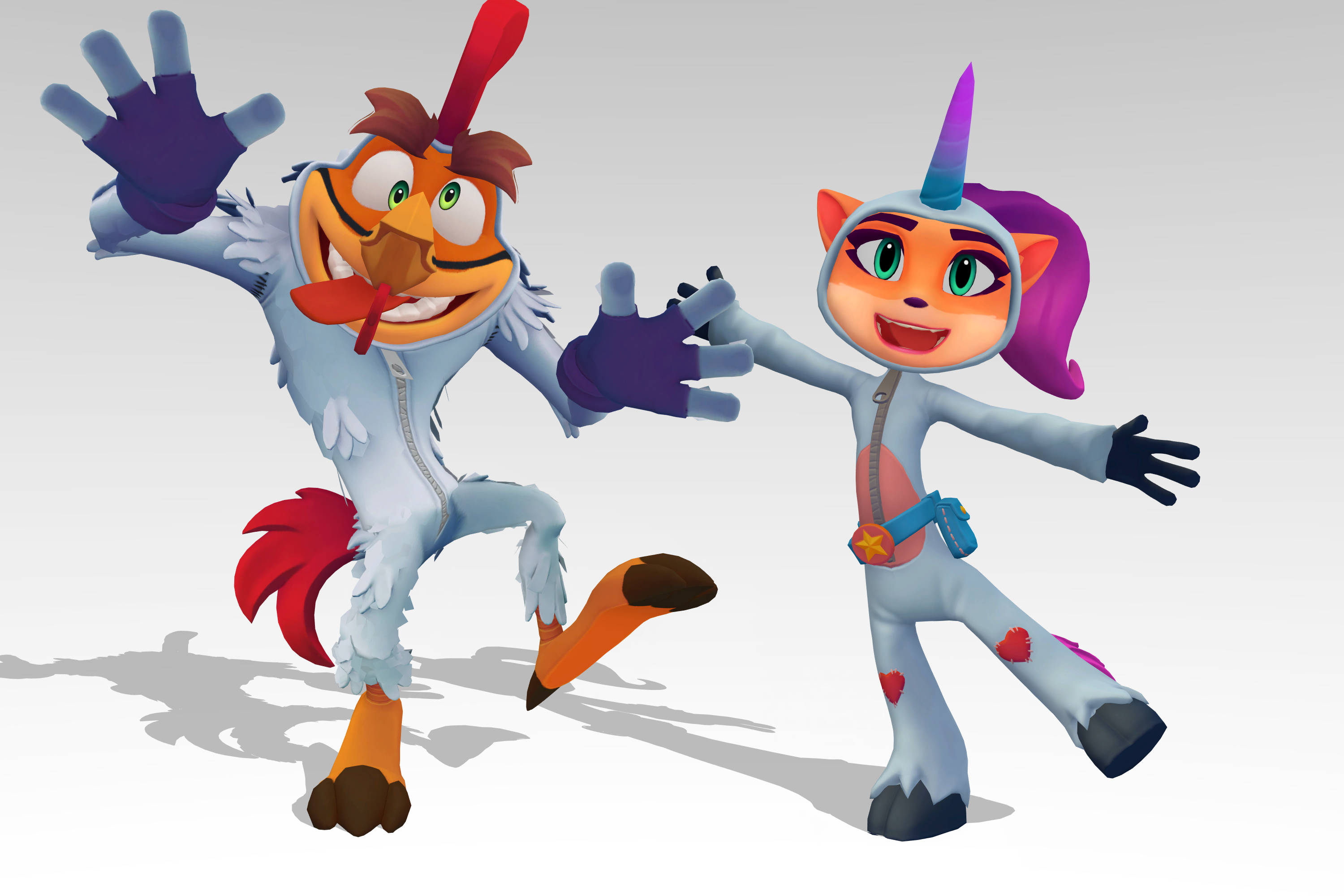 Chicken Crash/Unicorn Coco MMD Dl by Adun175 on DeviantArt