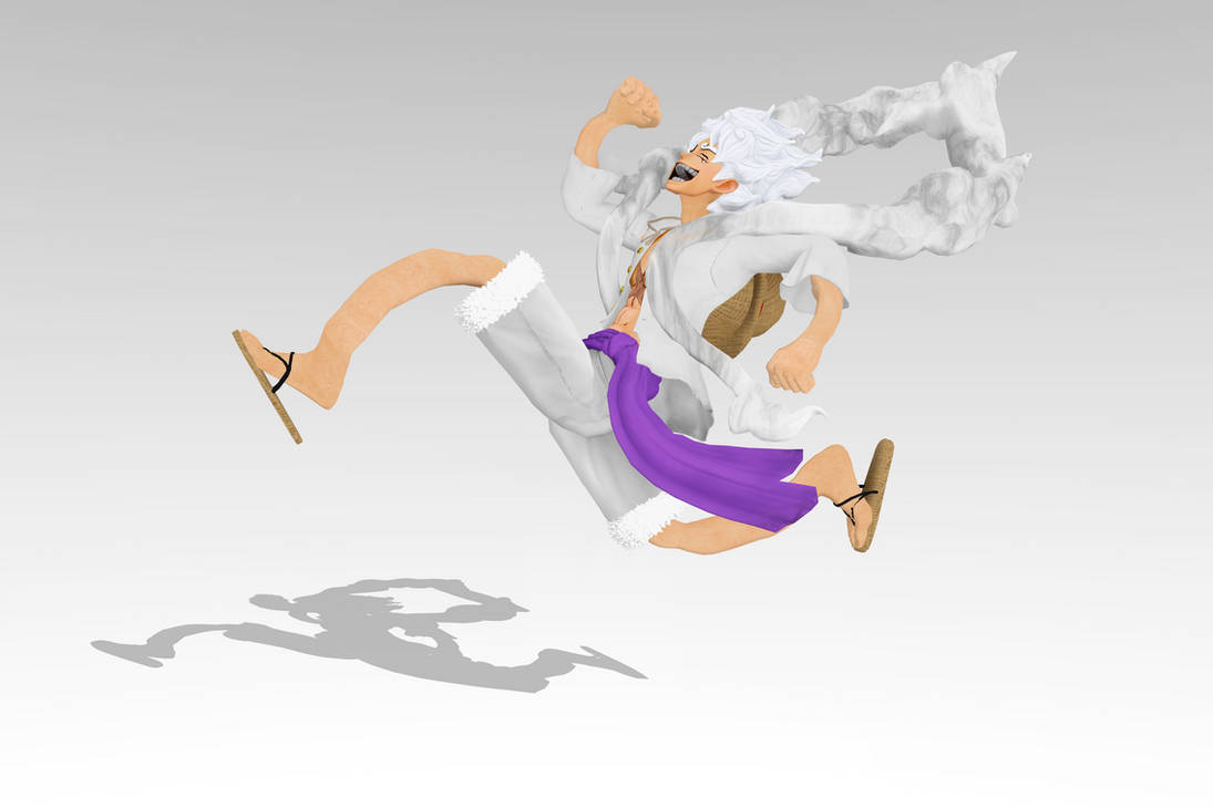 Luffy (Gear 5) MMD DL by Adun175 on DeviantArt
