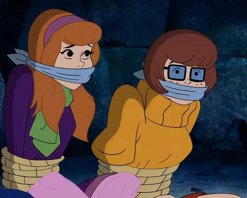 Daphne and Velma gagged by BondageEnjoyer1 on DeviantArt