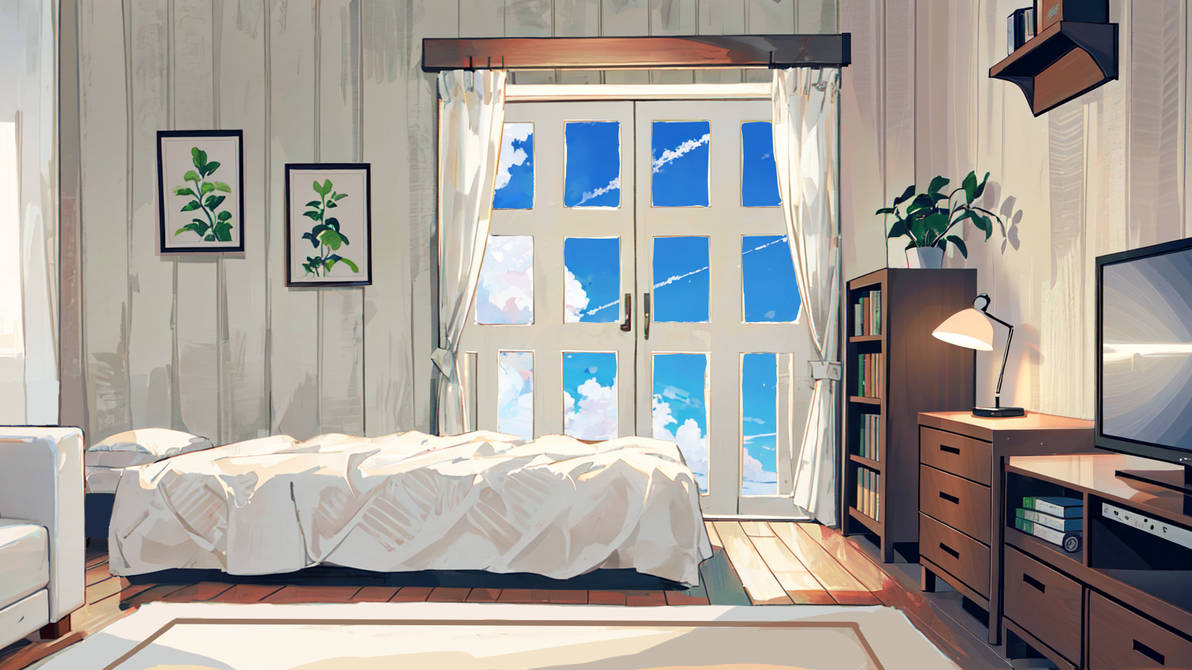 Visual Novel Bedroom Background [2 perspectives] by mistdragon070 on ...