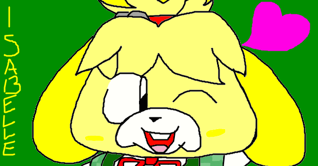 Isabelle, Dog Secretary by ninten111 on DeviantArt