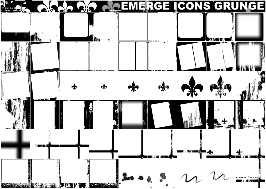 Icons Grunge - Image Pack by Two-Players on DeviantArt