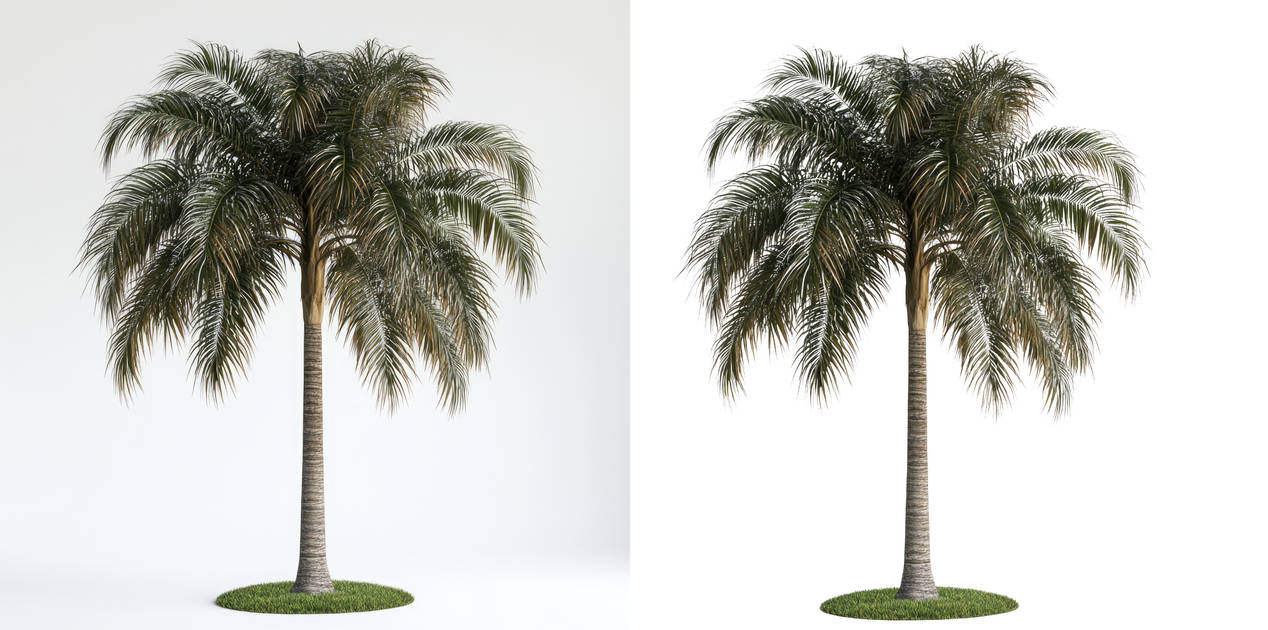 Single Palm Tree: Tropical Illustration by eneakelo on DeviantArt