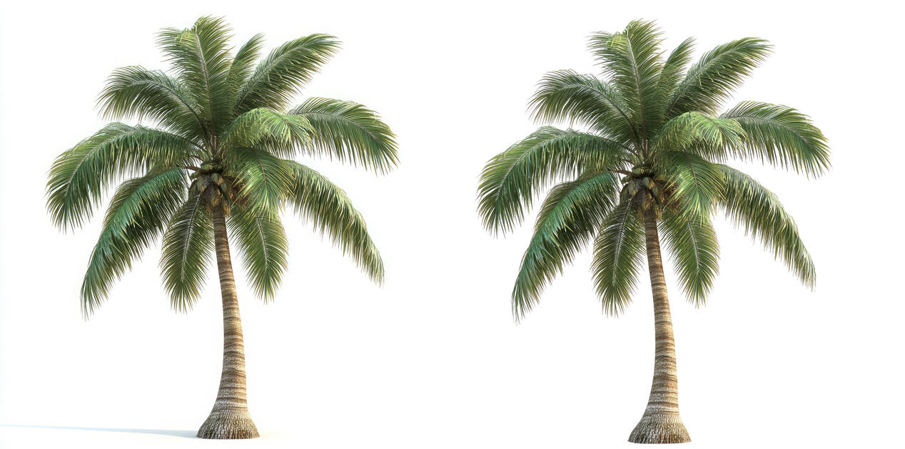 Single Palm Tree: Tropical Illustration by eneakelo on DeviantArt