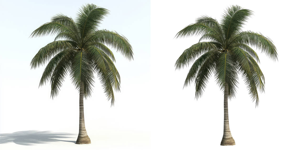 Single Palm Tree: Tropical Illustration by eneakelo on DeviantArt
