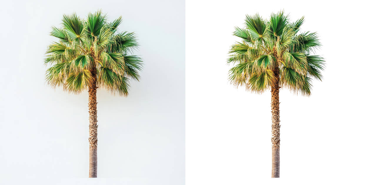 Single Palm Tree: Tropical Illustration by eneakelo on DeviantArt