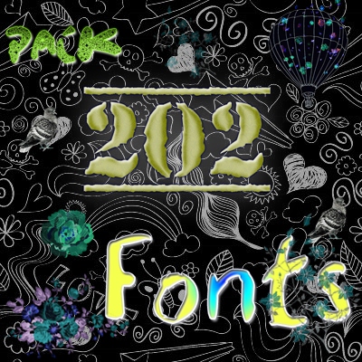 Pack 202 FONTS by AlexSwagger25 on DeviantArt