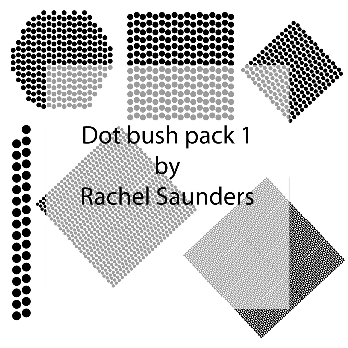 Dots brush set 1 by Random-Acts-Stock on DeviantArt