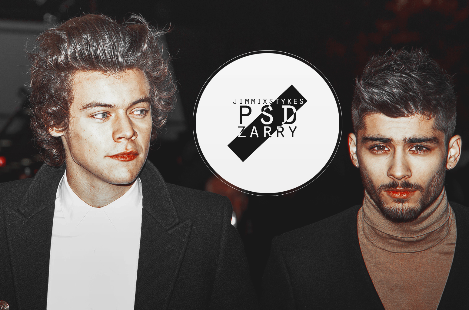 PSD coloring // Zarry by JIMMIXSTYKES on DeviantArt