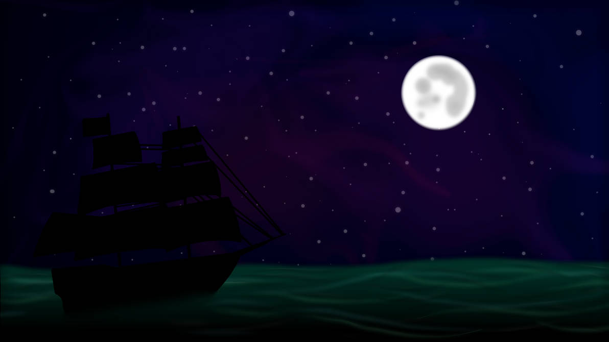 Night At Sea by TheUndeadPhantom on DeviantArt