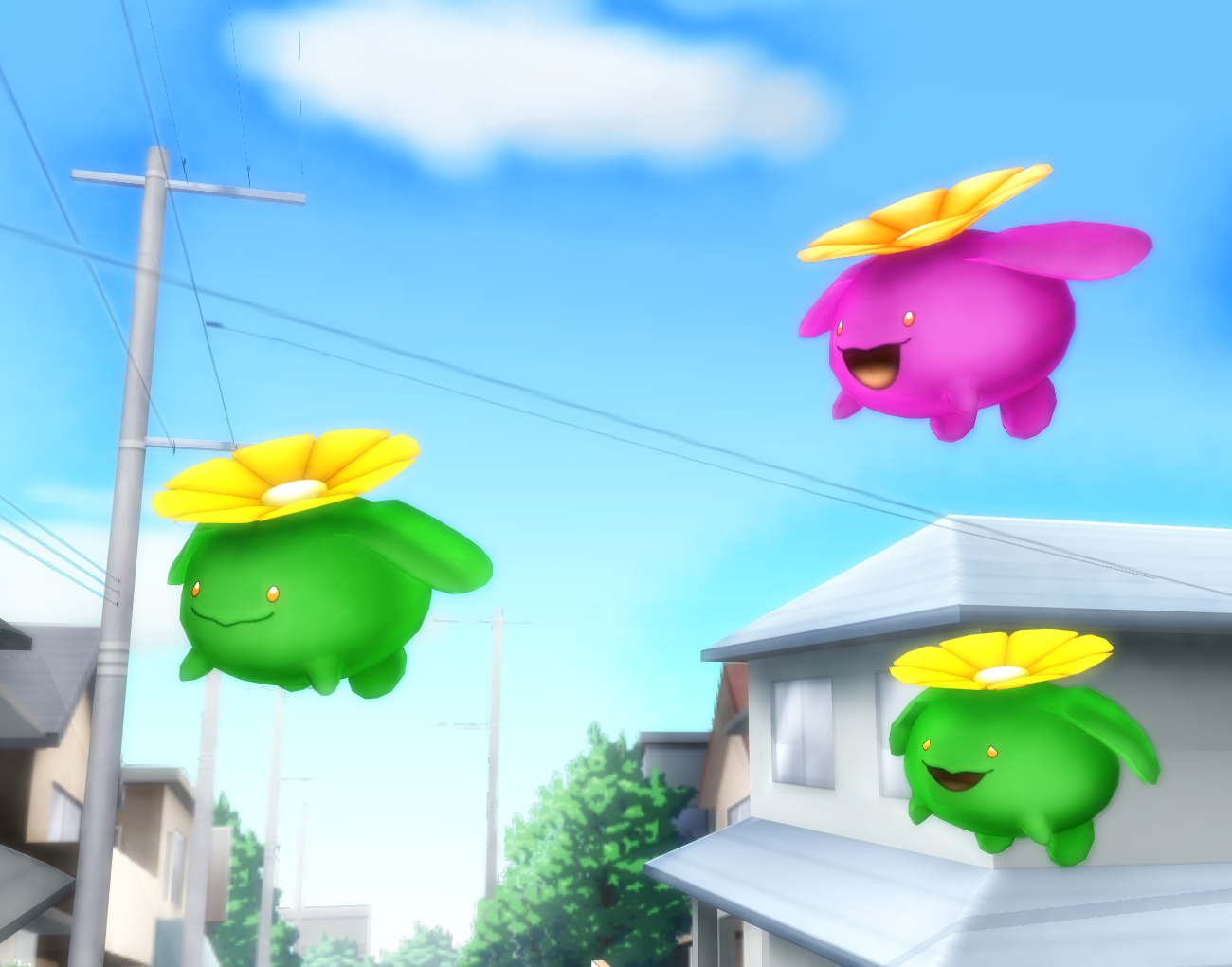 Pokemon Skiploom DL by P-Chan93 on DeviantArt