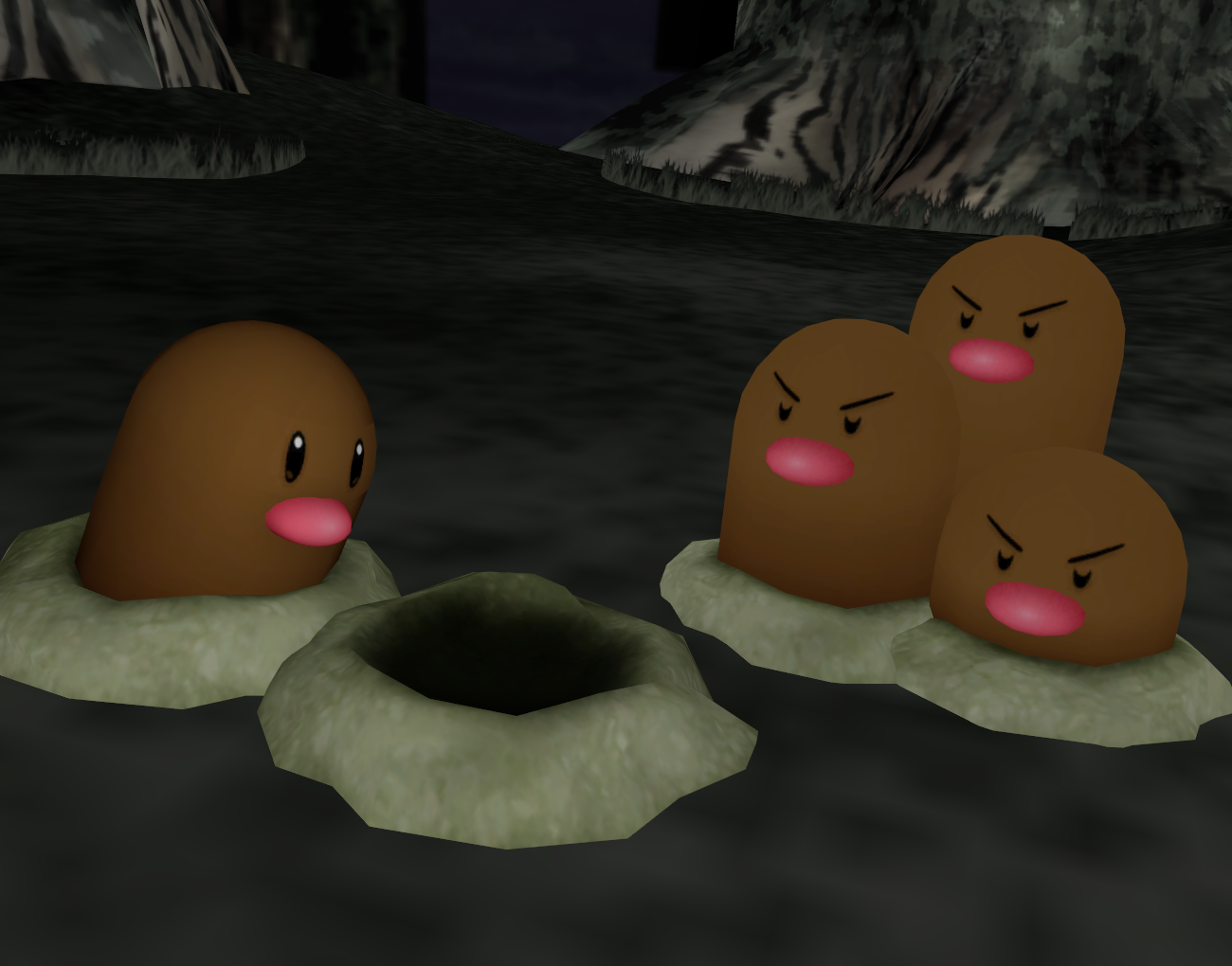 Pokemon Diglett,Dugtrio DL by P-Chan93 on DeviantArt