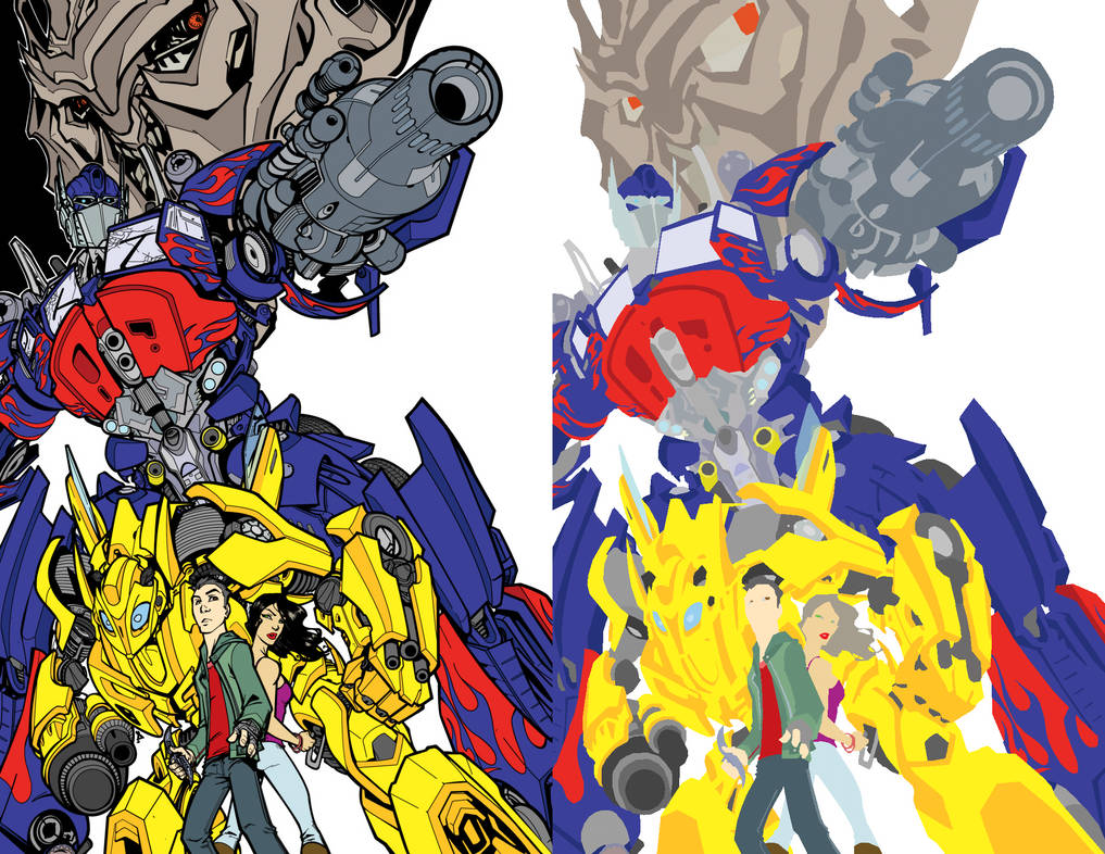 Transformers Flat by akugar on DeviantArt