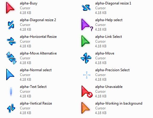 Alpha Cursors by vahes0 on DeviantArt