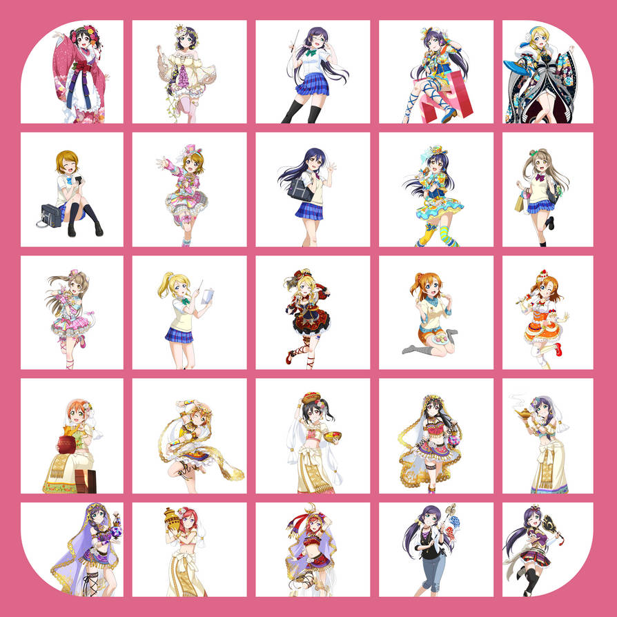 Love Live Renders Pack by Misaki-Mei1999 on DeviantArt