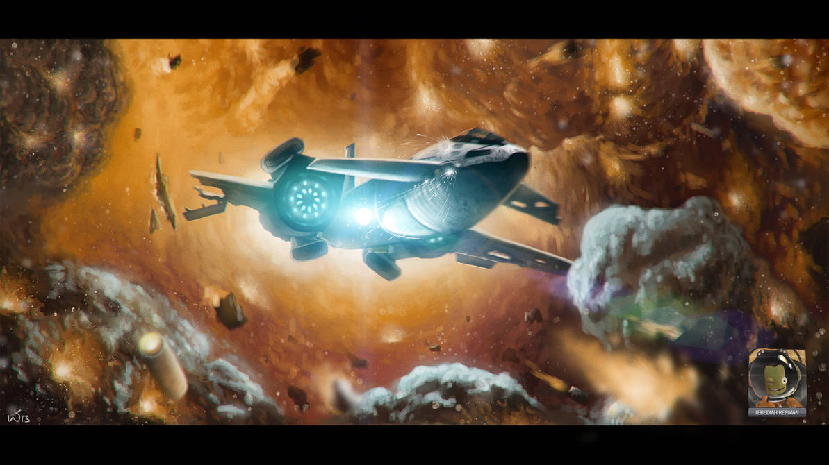 Rapid Unplanned Disassembly by 5kypainter on DeviantArt