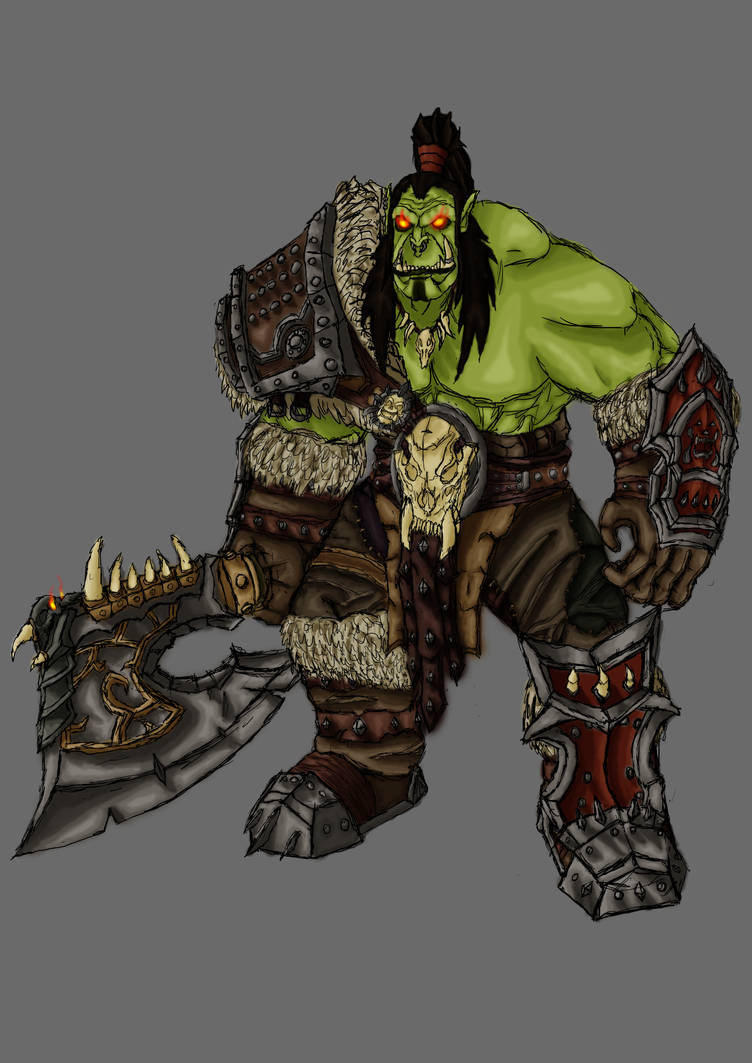 Grommash v1 by Trolldaeron on DeviantArt