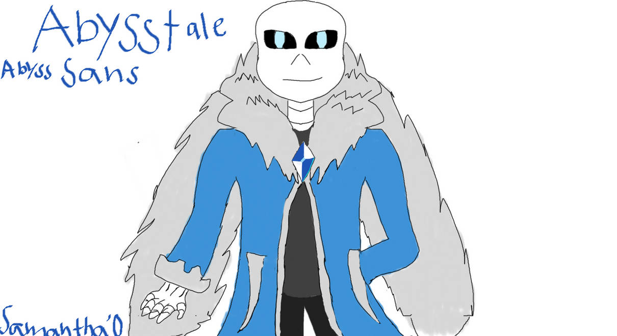 Abyss Sans by SamanthaMoon101 on DeviantArt