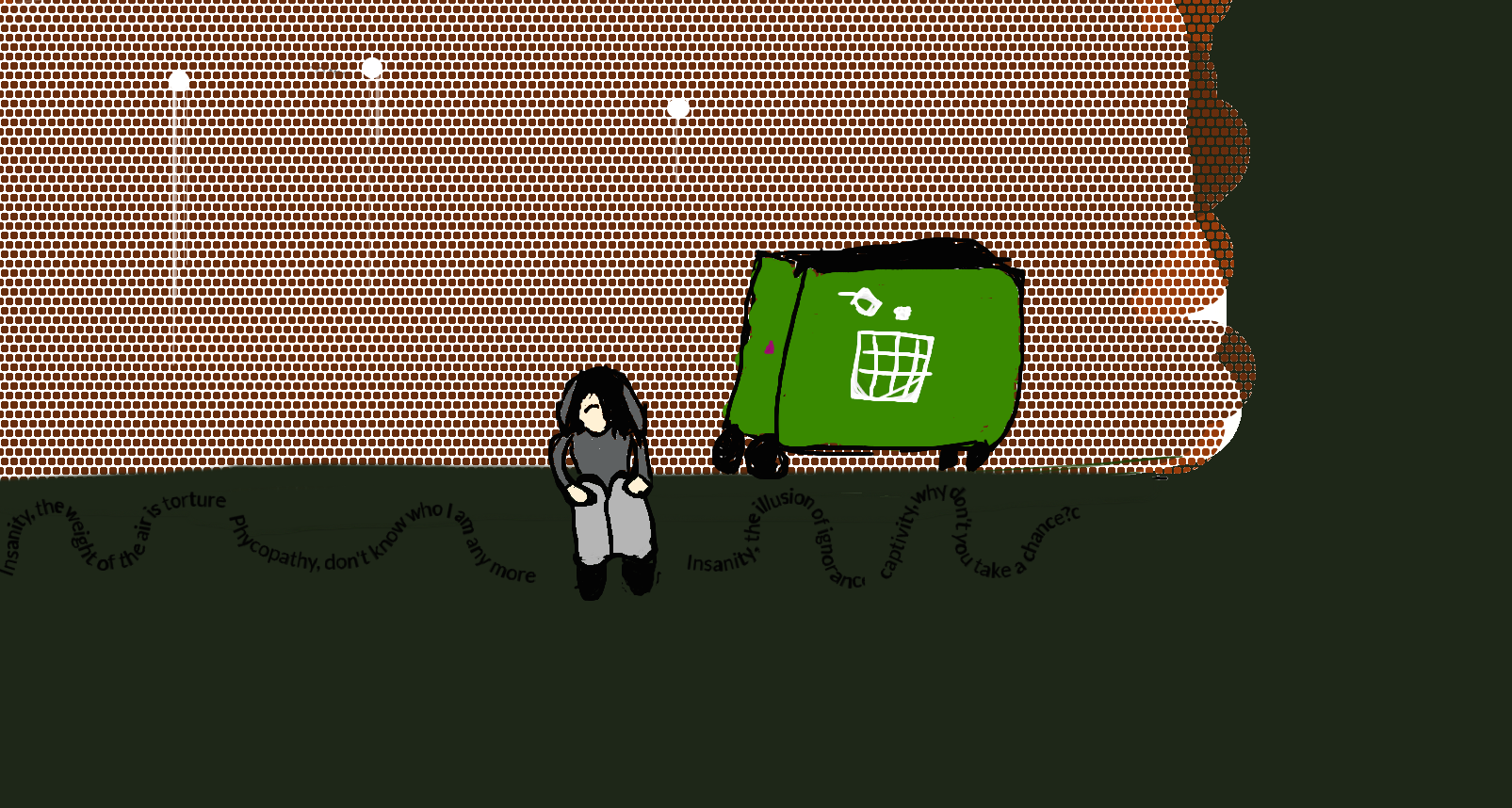 InSAniTy drawing by Momobird on DeviantArt