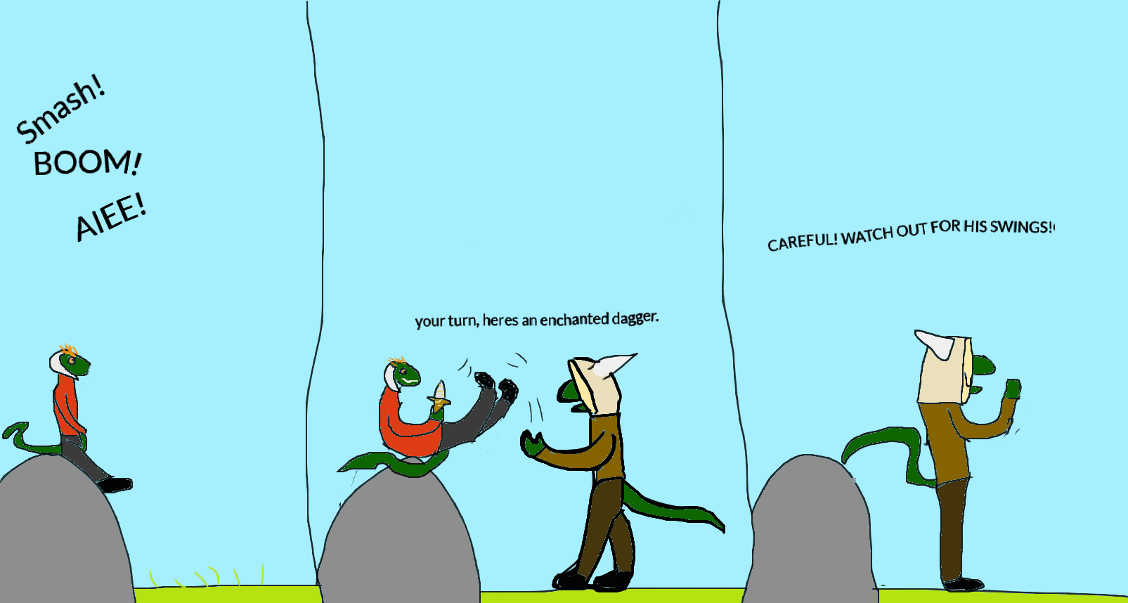 Giant Hunting by Momobird on DeviantArt