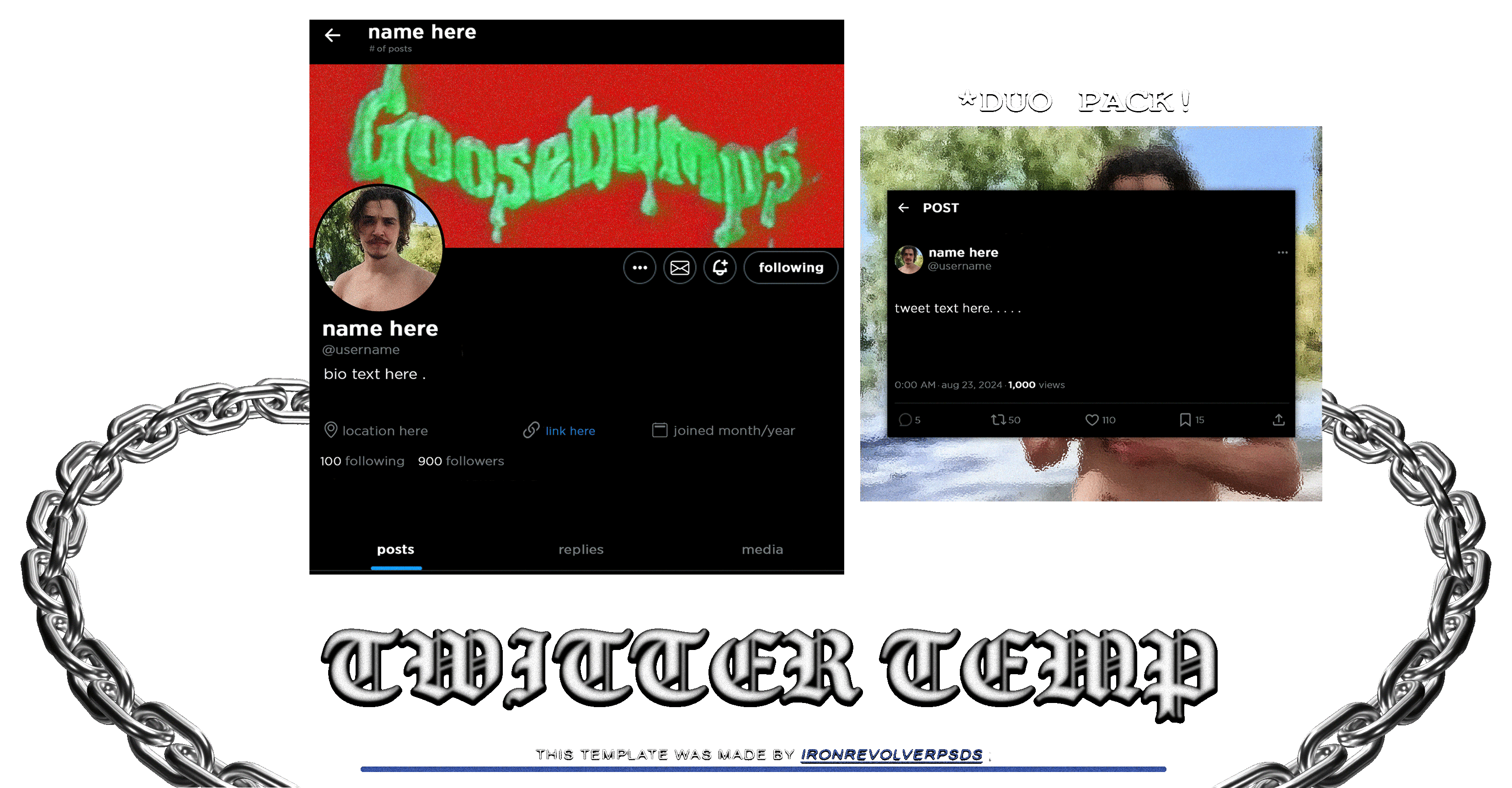 Twitter Template 2024