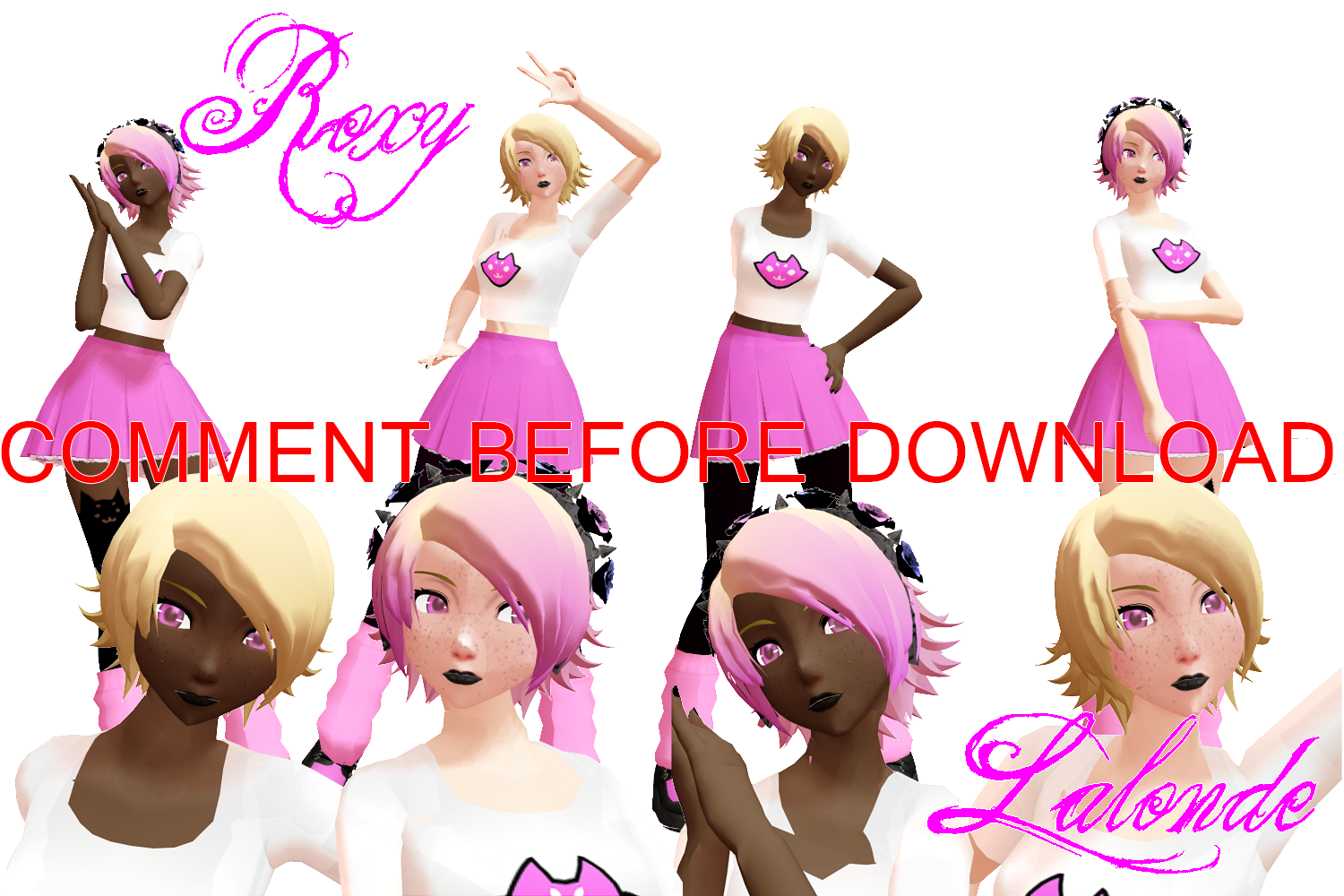 [Homestuck Newcomer] Roxy Lalonde [MMD DOWNLOAD] by UfufuChan on DeviantArt