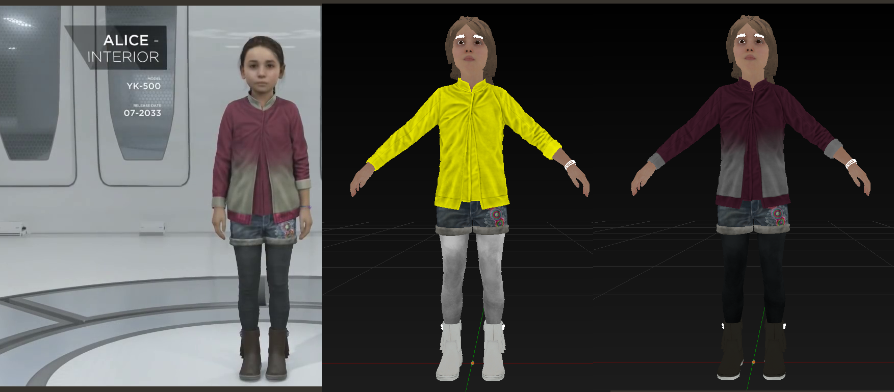 Detroit: Become Human - Alice WIP by Shinteo on DeviantArt