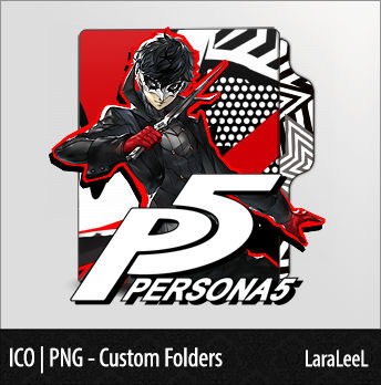Persona 5 Folder Icon - F2U by LaraLeeL on DeviantArt