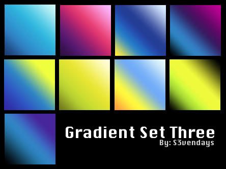 Gradient Set Three by s3vendays on DeviantArt